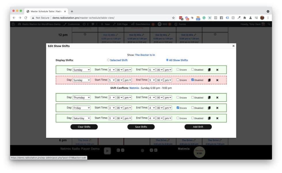 Radio Station PRO Visual Schedule Editor Tutorial